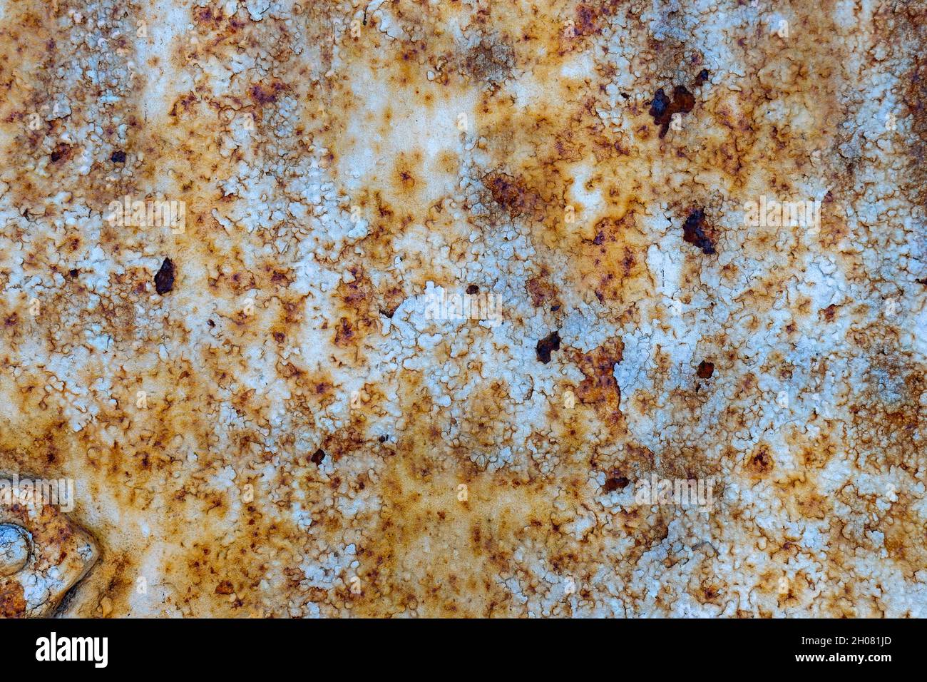 Rusty spots on old metal wall good for background or texture overlay ...