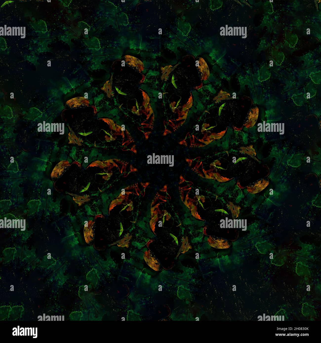 STP Screen Transfer Process - 0039b - Chlorophyl in the Blood Mandala ...