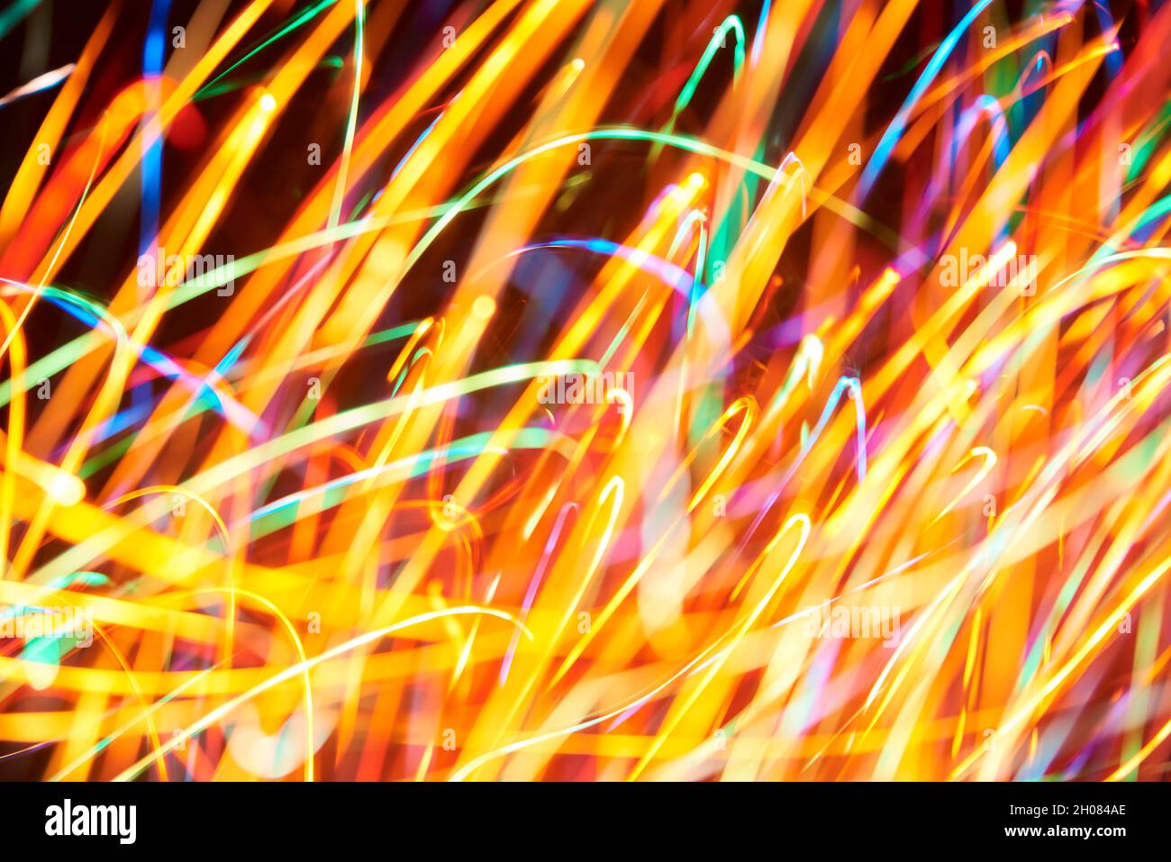 Abstract colorful light lines background, dynamic image full of bright ...