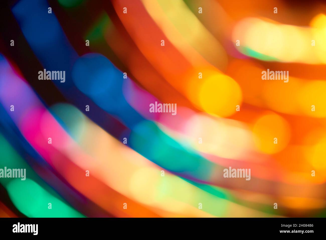 Abstract blurred colorful lights background, dynamic image with a ...