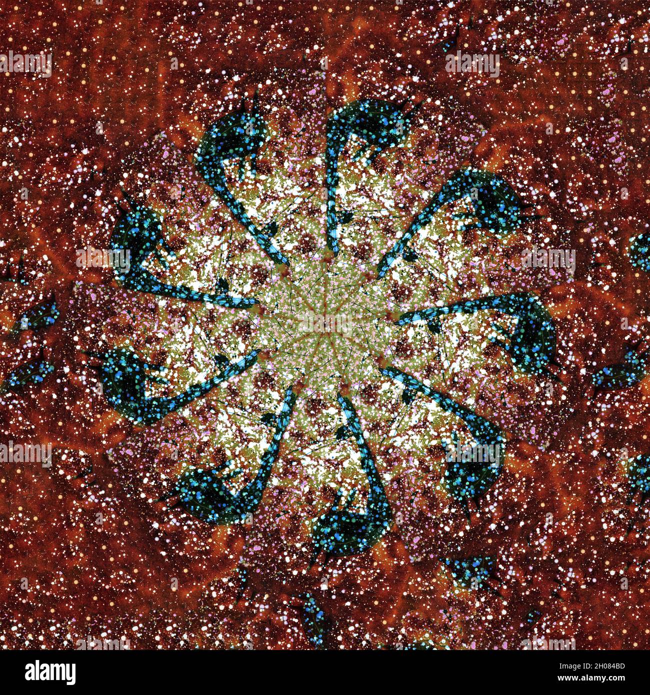 STP Screen Transfer Process - 0019 - To Never Kneel Mandala Stock Photo ...