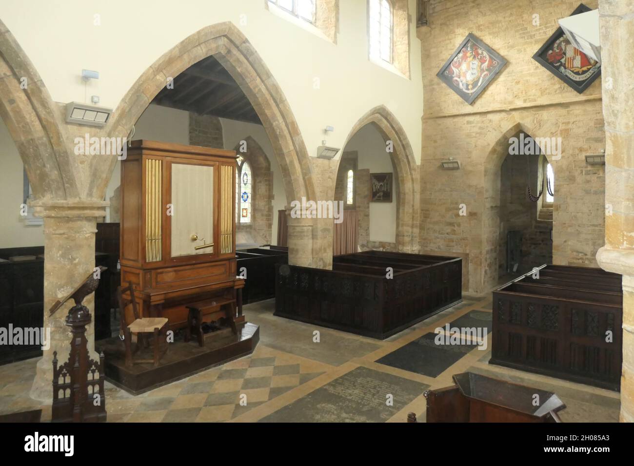 Fawsley Church St Marys stained glass from Sulgrave Manor and ...