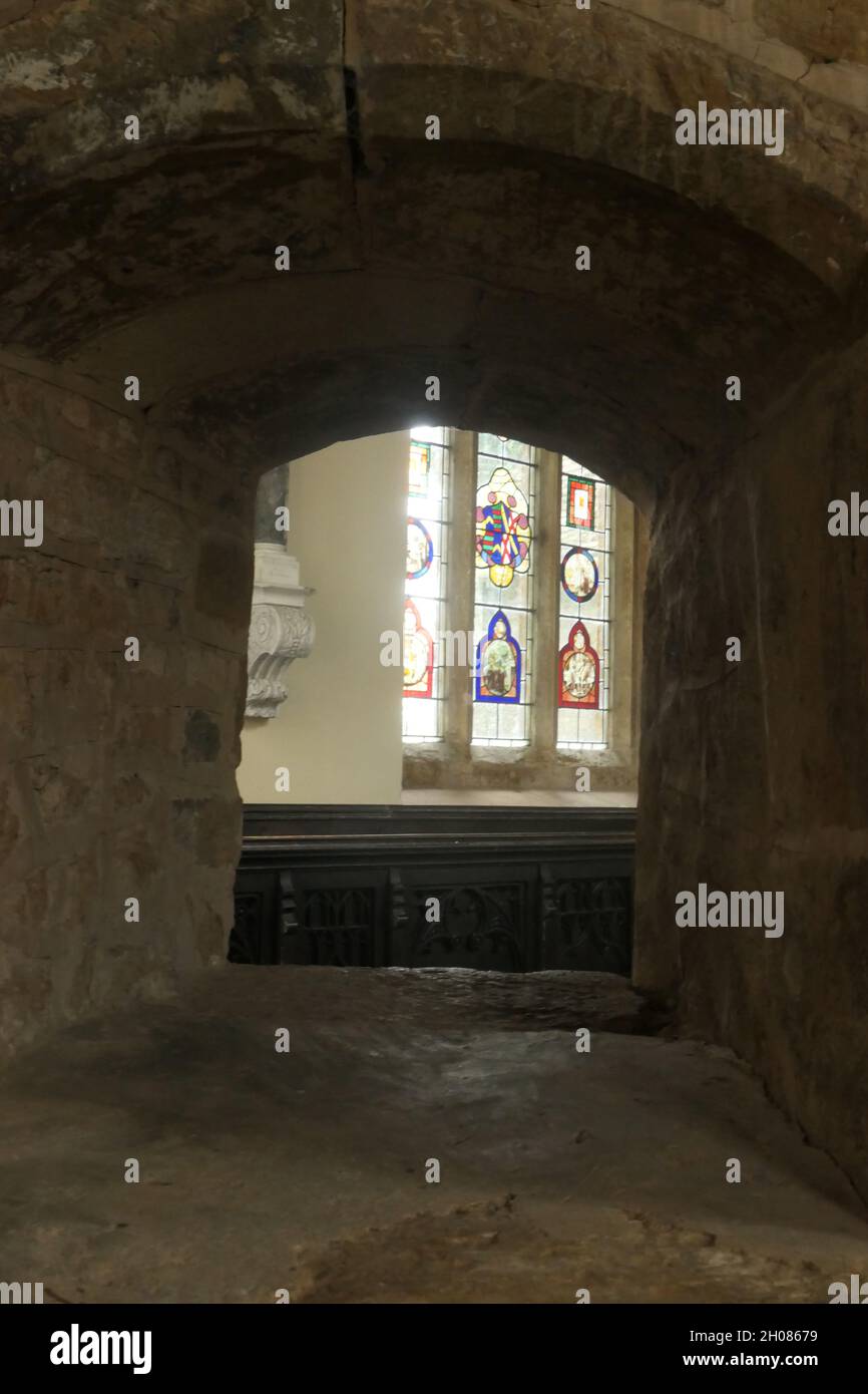 Fawsley Church St Marys stained glass from Sulgrave Manor and ...