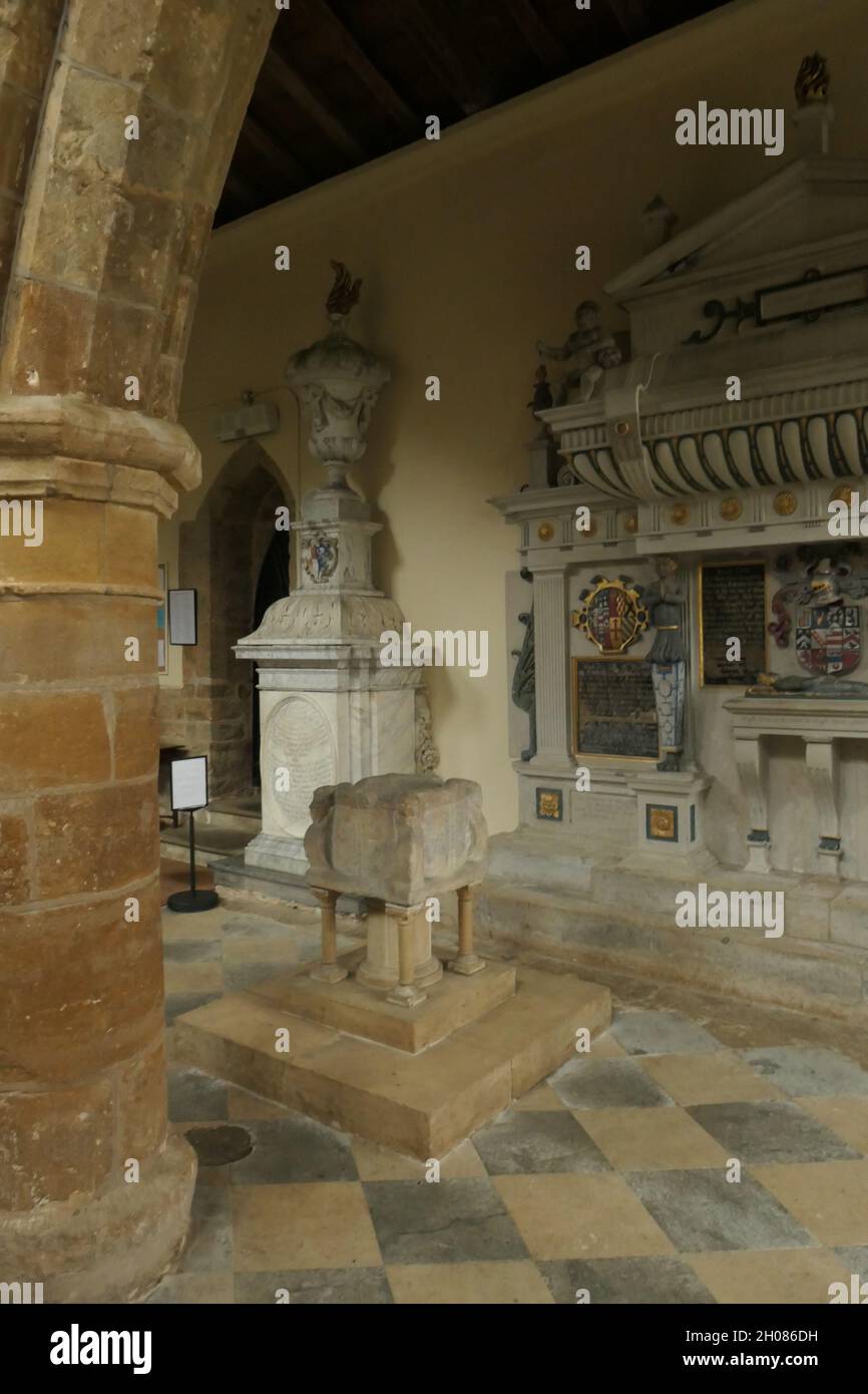 Fawsley Church St Marys stained glass from Sulgrave Manor and ...