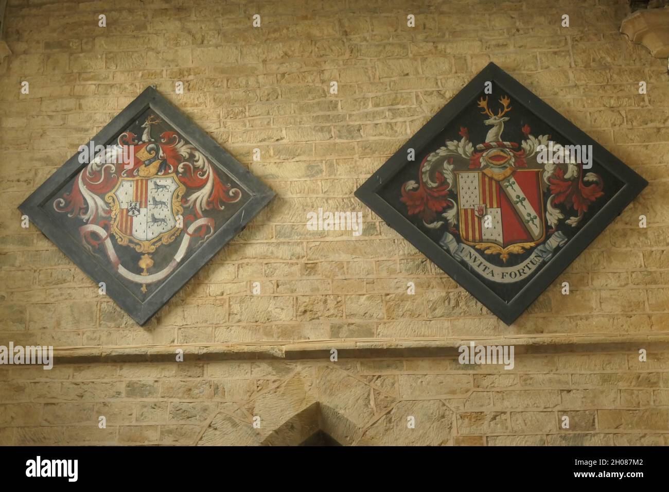 Fawsley Church St Marys stained glass from Sulgrave Manor and ...