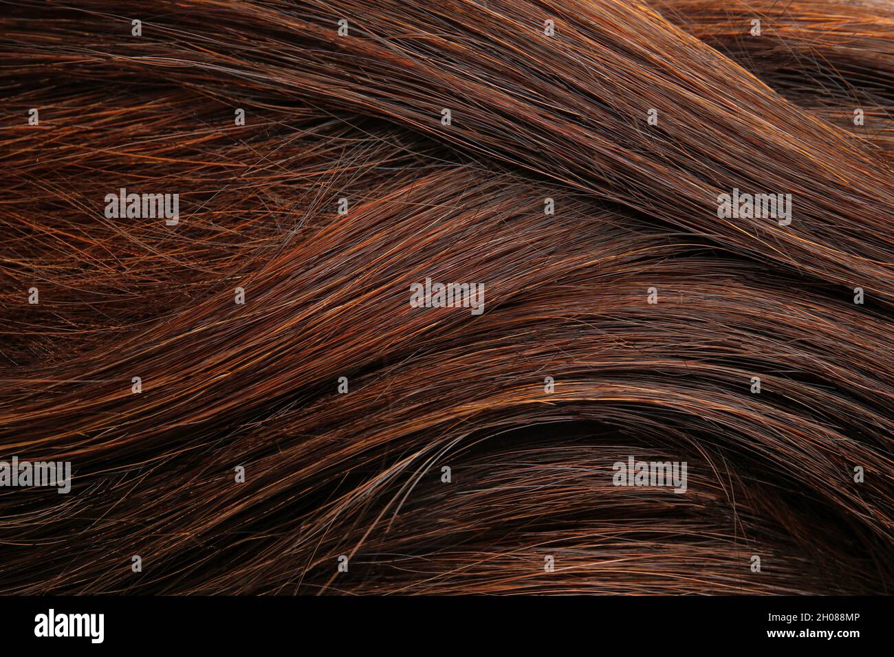 Texture of healthy brown hair as background, closeup Stock Photo - Alamy
