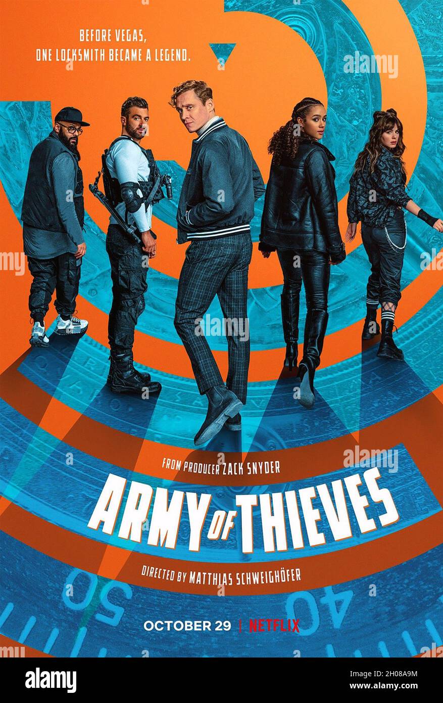 ARMY OF THIEVES, US advance poster, from left: Guz Khan, Stuart Martin ...