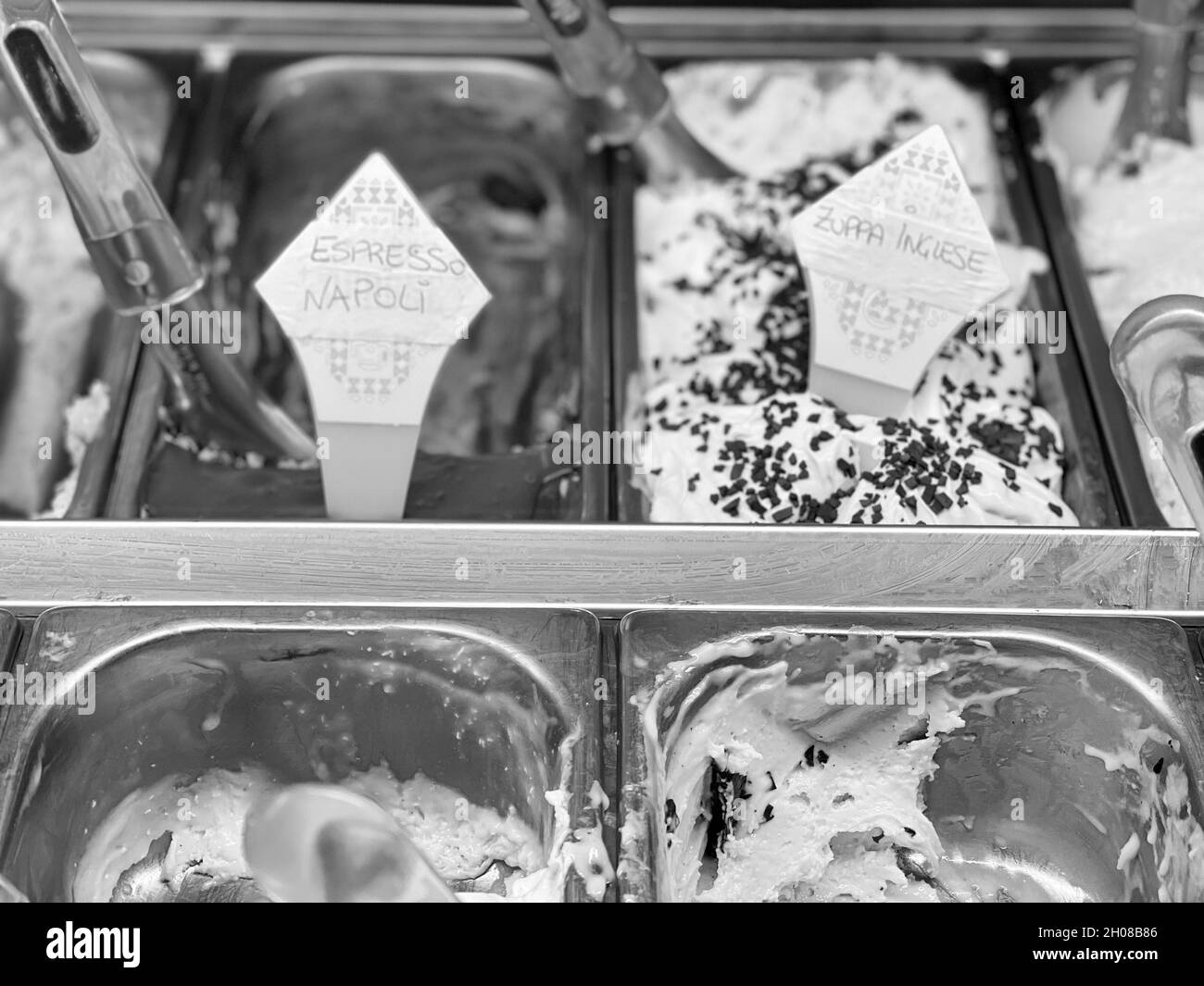 Different types food Black and White Stock Photos & Images - Alamy