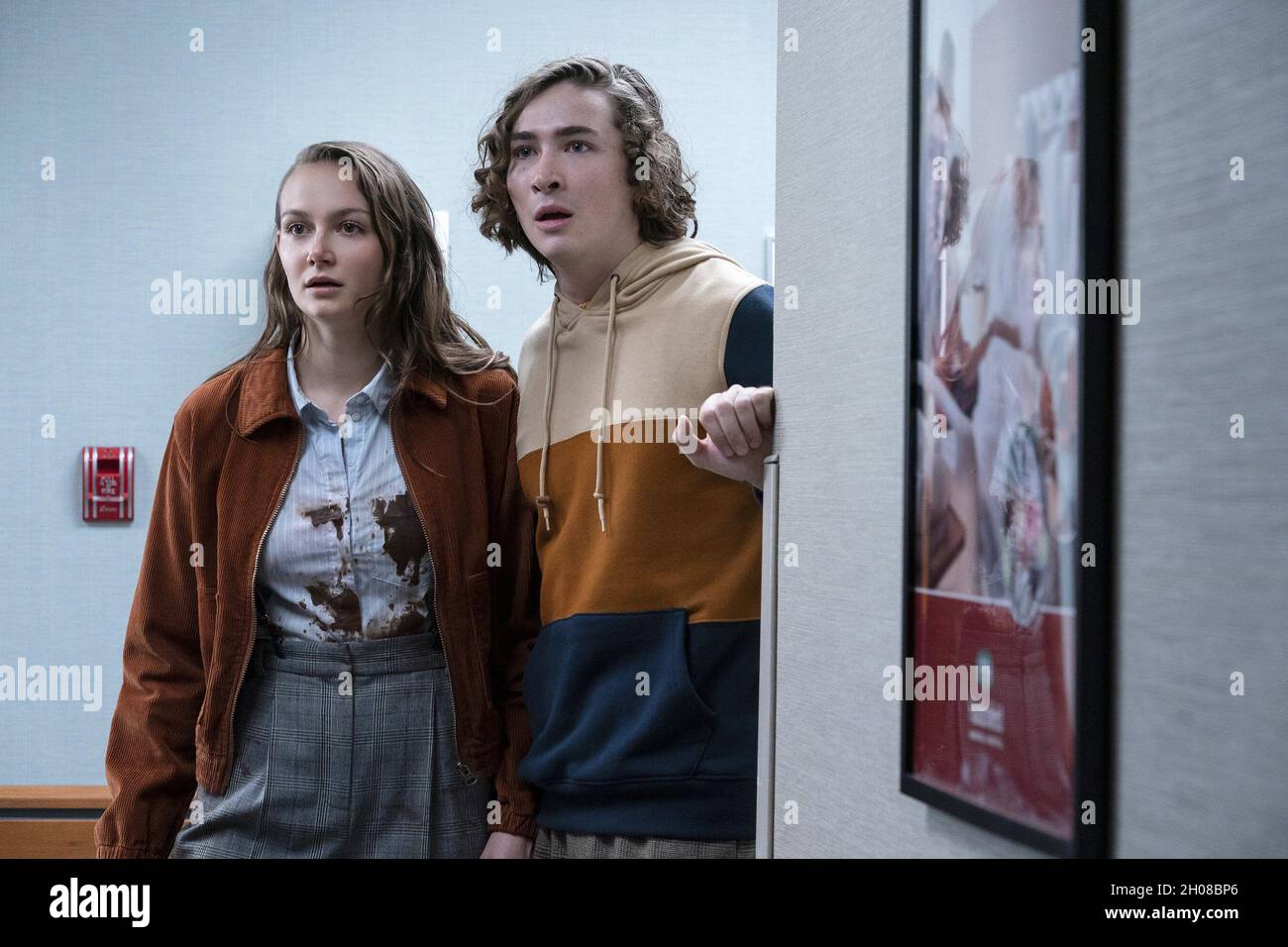 HALLOWEEN KILLS, from left: Andi Matichak, Dylan Arnold, 2021. ph: Ryan ...