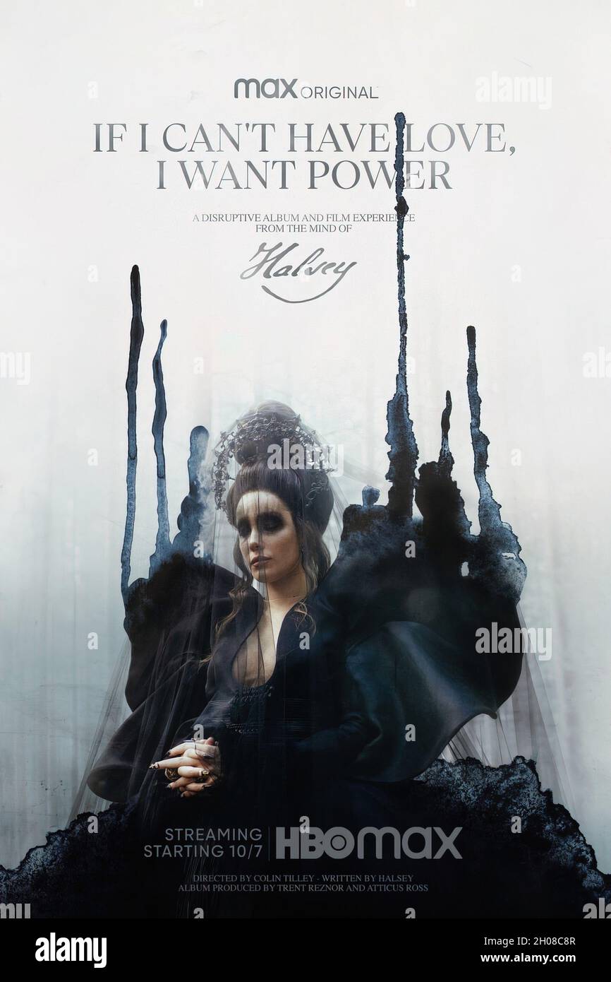IF I CAN'T HAVE LOVE, I WANT POWER, streaming poster, Halsey, 2021 ...