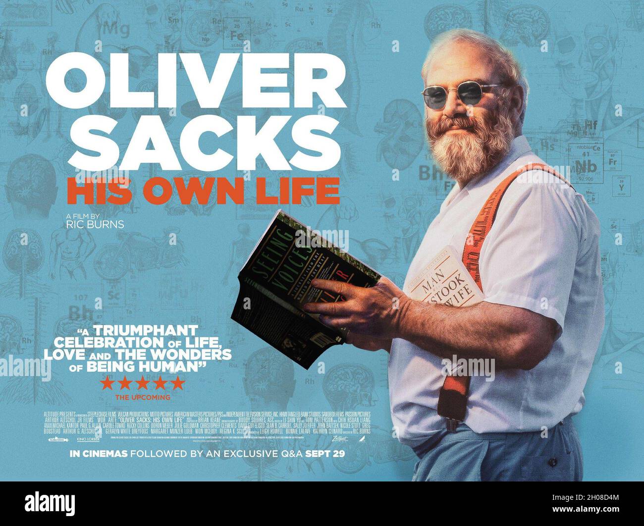 OLIVER SACKS: HIS OWN LIFE, British poster, Oliver Sacks, 2019 ...