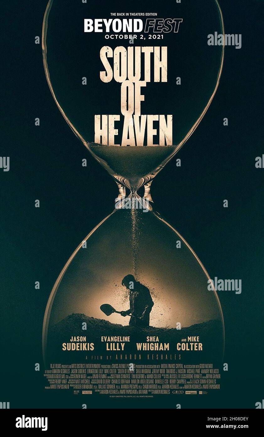 SOUTH OF HEAVEN, poster, Jason Sudeikis, 2021. © RLJ Entertainment ...