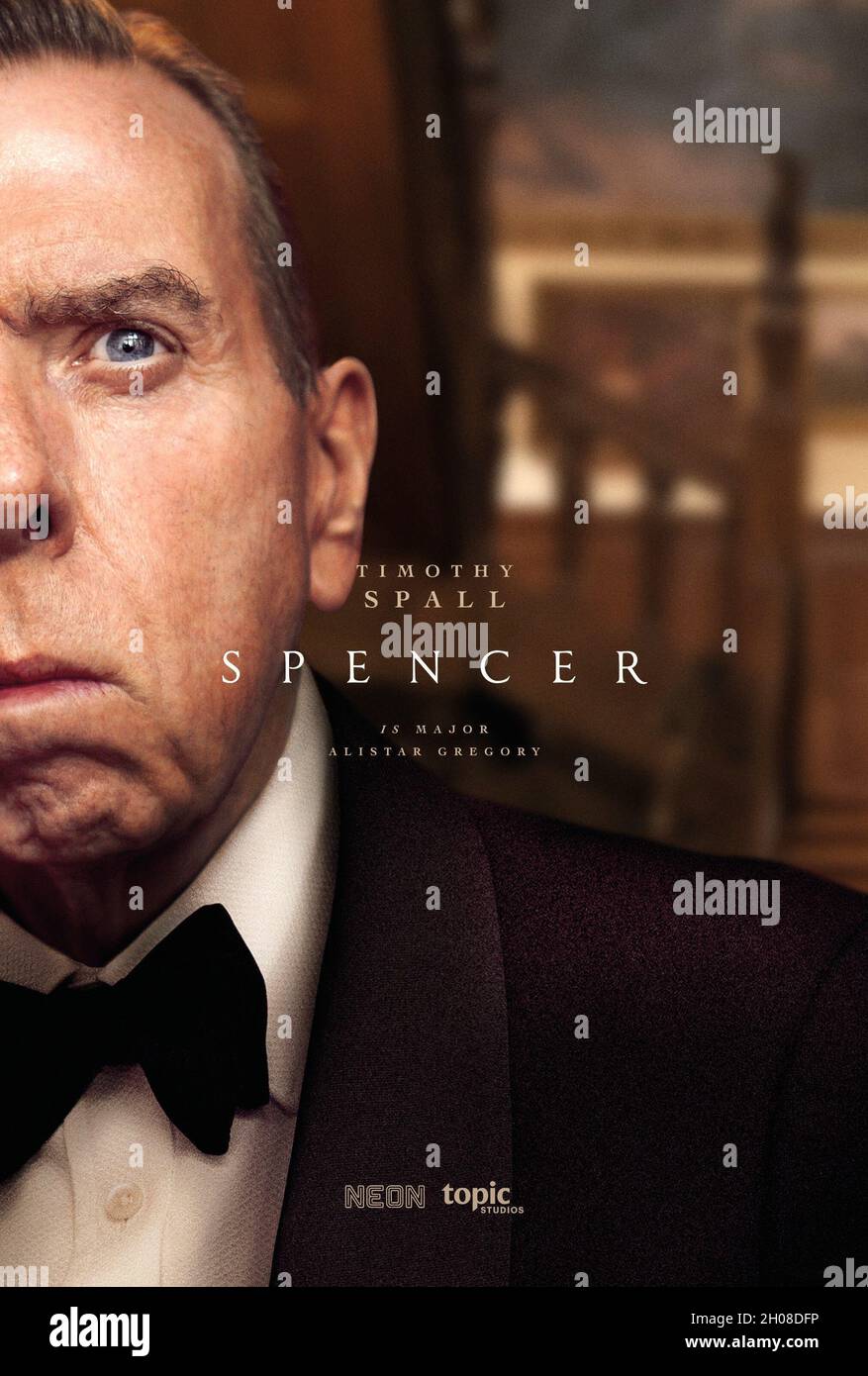 SPENCER, character poster, Timothy Spall, 2021. © Neon / Courtesy ...