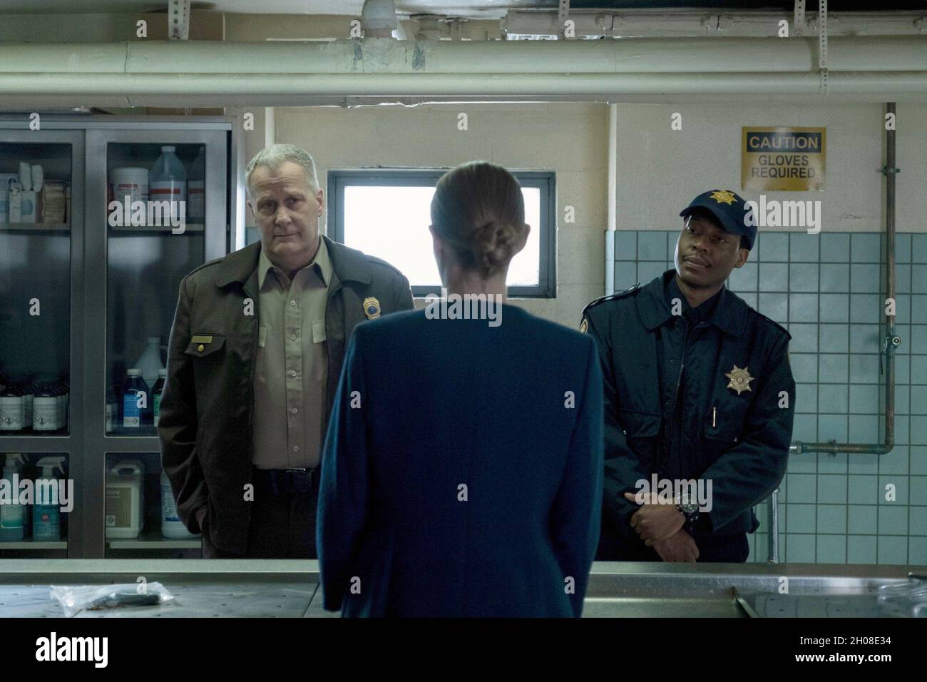 AMERICAN RUST, from left: Jeff Daniels, Emily Davis, Namir Smallwood ...