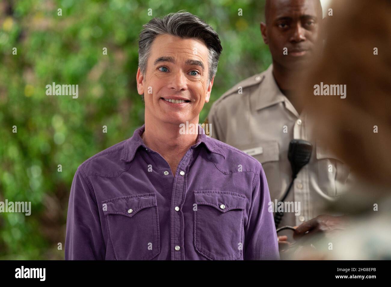 GRACE AND FRANKIE, Peter Gallagher (center), 'The Circumcision ...