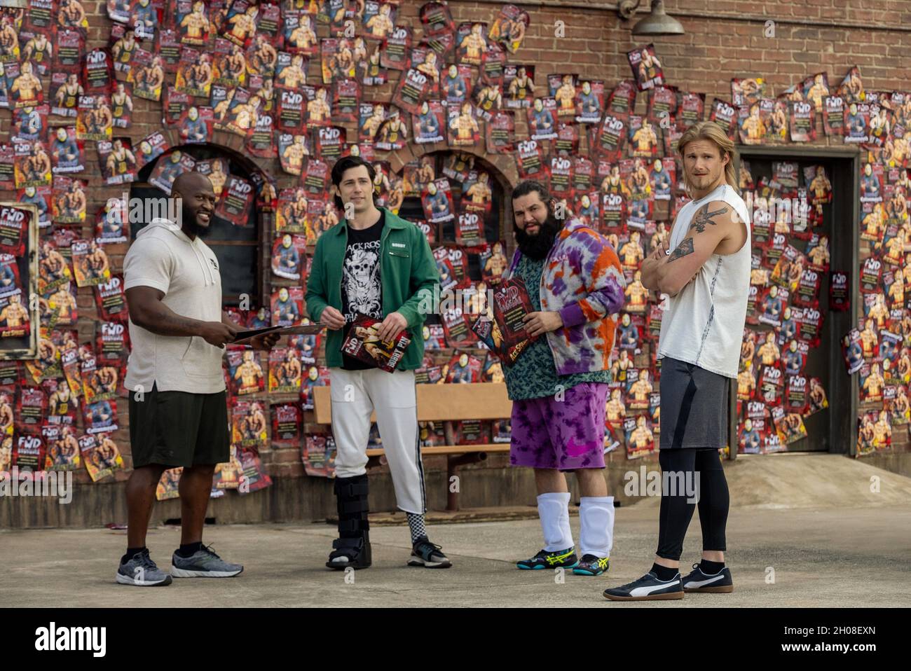 HEELS, from left: James Harrison, Trey Tucker, Robby Ramos, Alexander ...