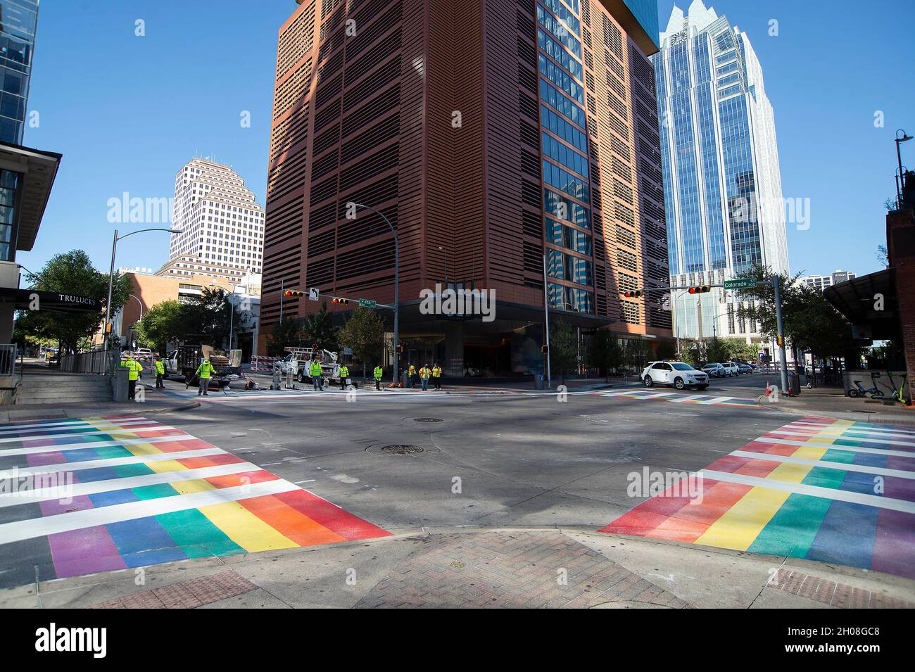 Austin, Texas, 11th Oct, 2021. National Coming Out Day. 11th Oct, 2021 ...