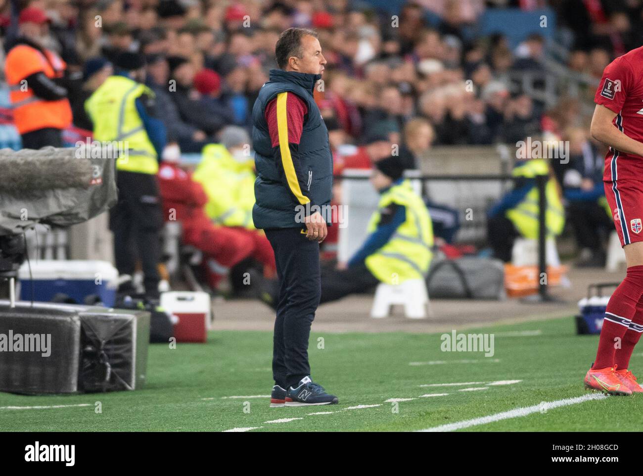 Oslo, Norway. 11th Oct, 2021. Head coach Miodrag Radulovic of ...