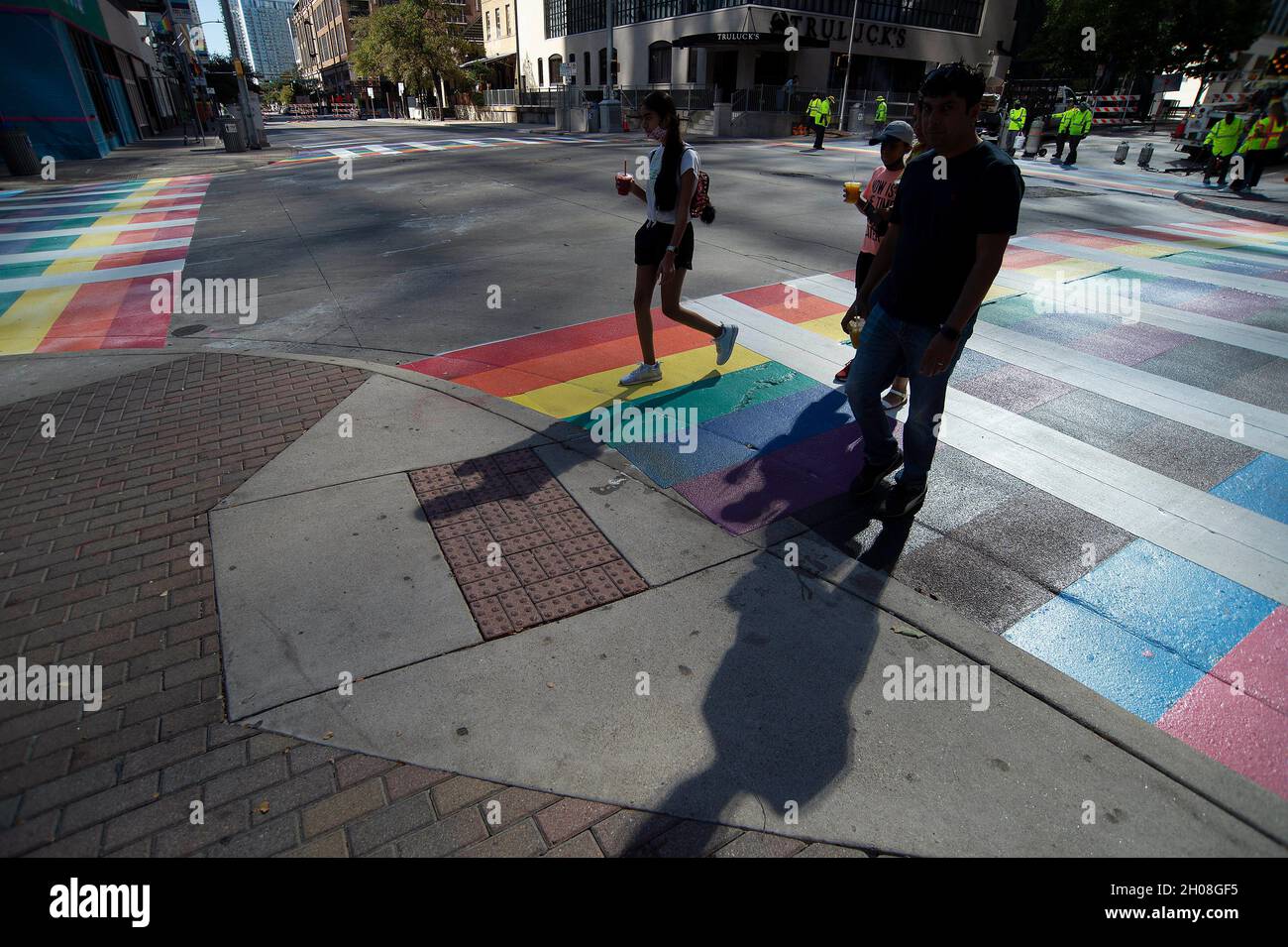 Austin, Texas, 11th Oct, 2021. National Coming Out Day. 11th Oct, 2021 ...