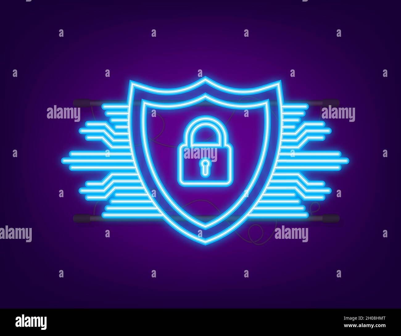 Cyber security vector logo with shield and check mark. Security shield concept. Internet ...