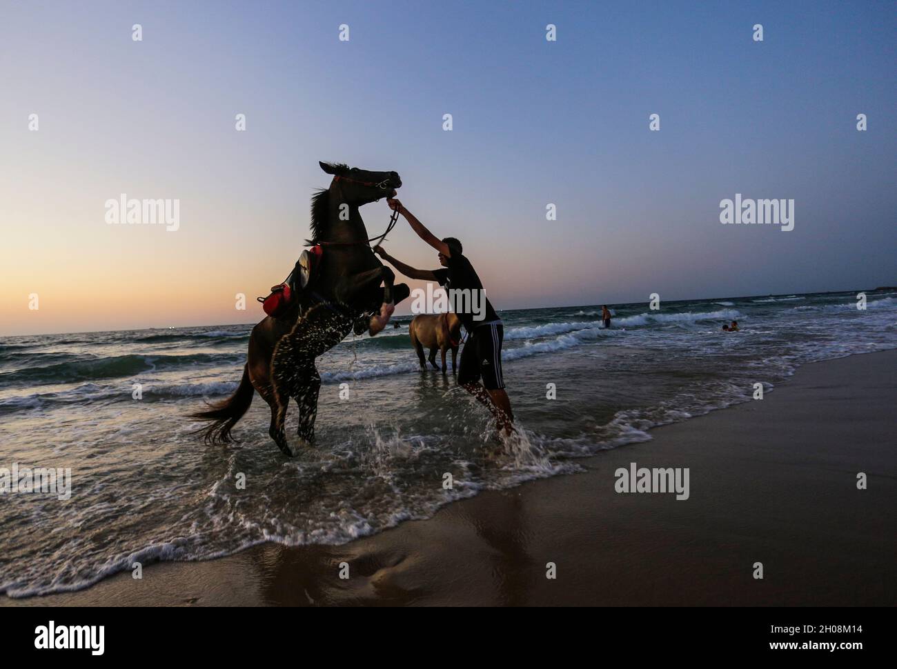 October 11, 2021, Gaza City, The Gaza Strip, Palestine: A Palestinian ...