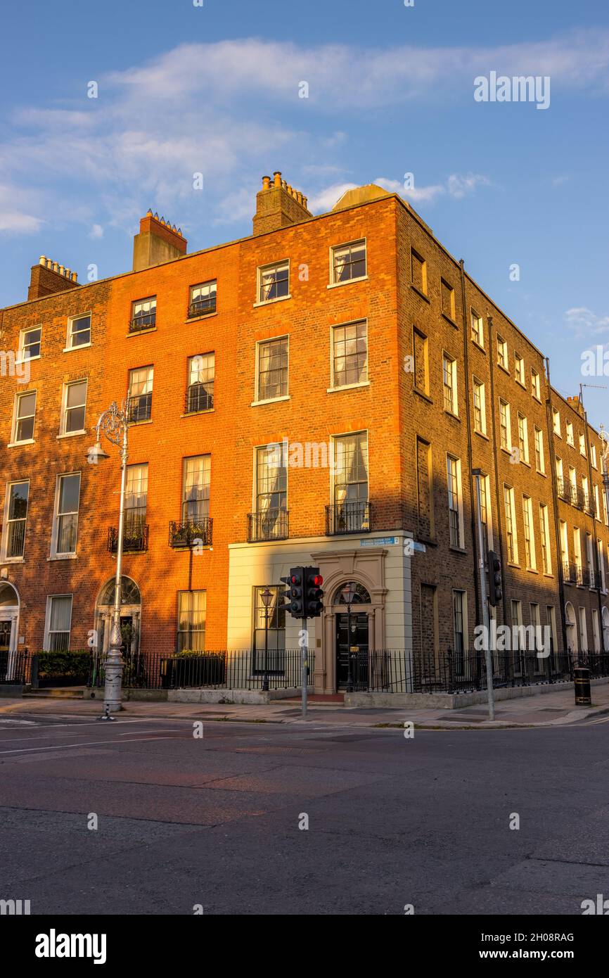 DUBLIN, IRELAND - Apr 30, 2021: A scenic shot of the old, brick ...