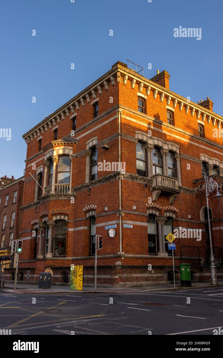 DUBLIN, IRELAND - Apr 30, 2021: A scenic shot of the old, brick ...