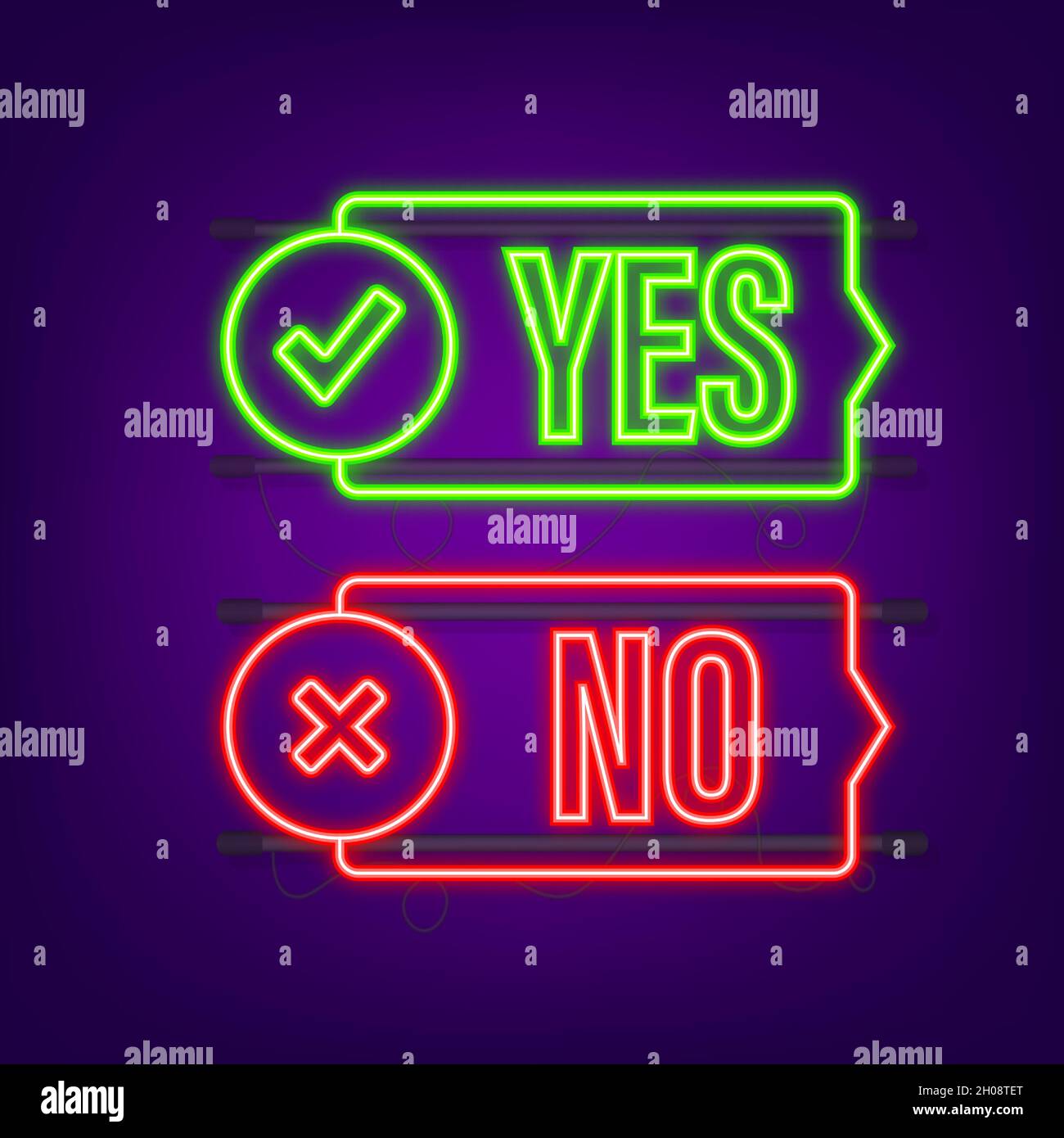 Close up neon sign Stock Vector Images - Alamy