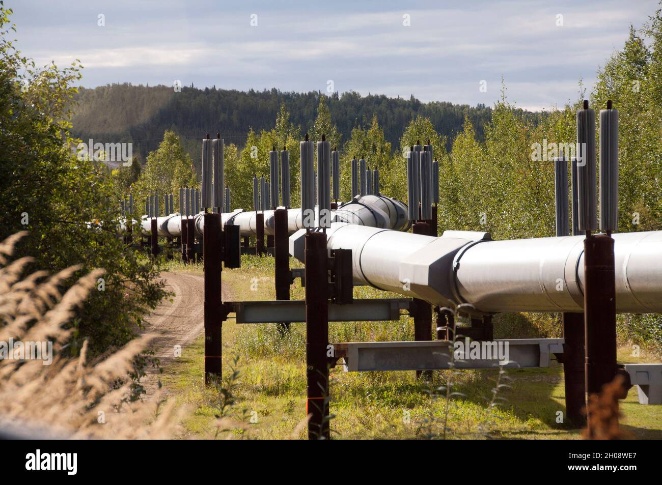 The 800-mile-long Trans Alaska Pipeline System Stock Photo - Alamy