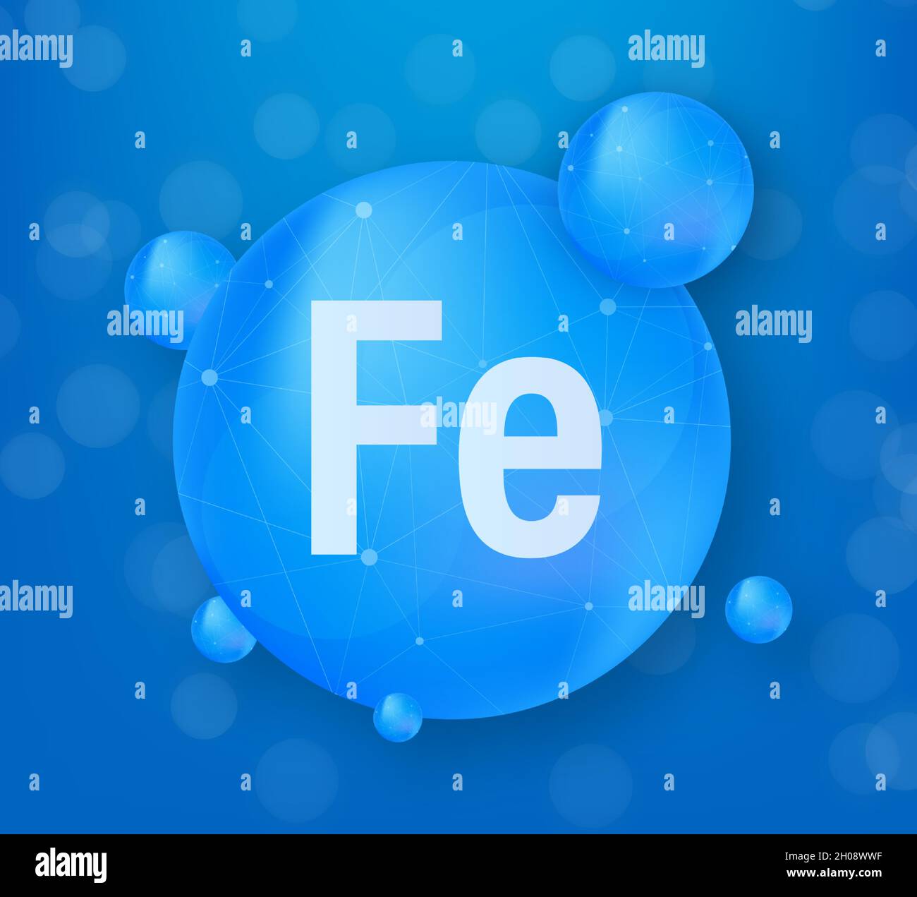 Chemical element with symbol fe hi-res stock photography and images - Alamy