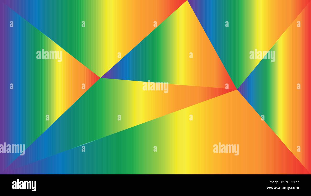 Lgbt Concept.Geometric shapes and LGBT colors,desktop wallpaper,web ...