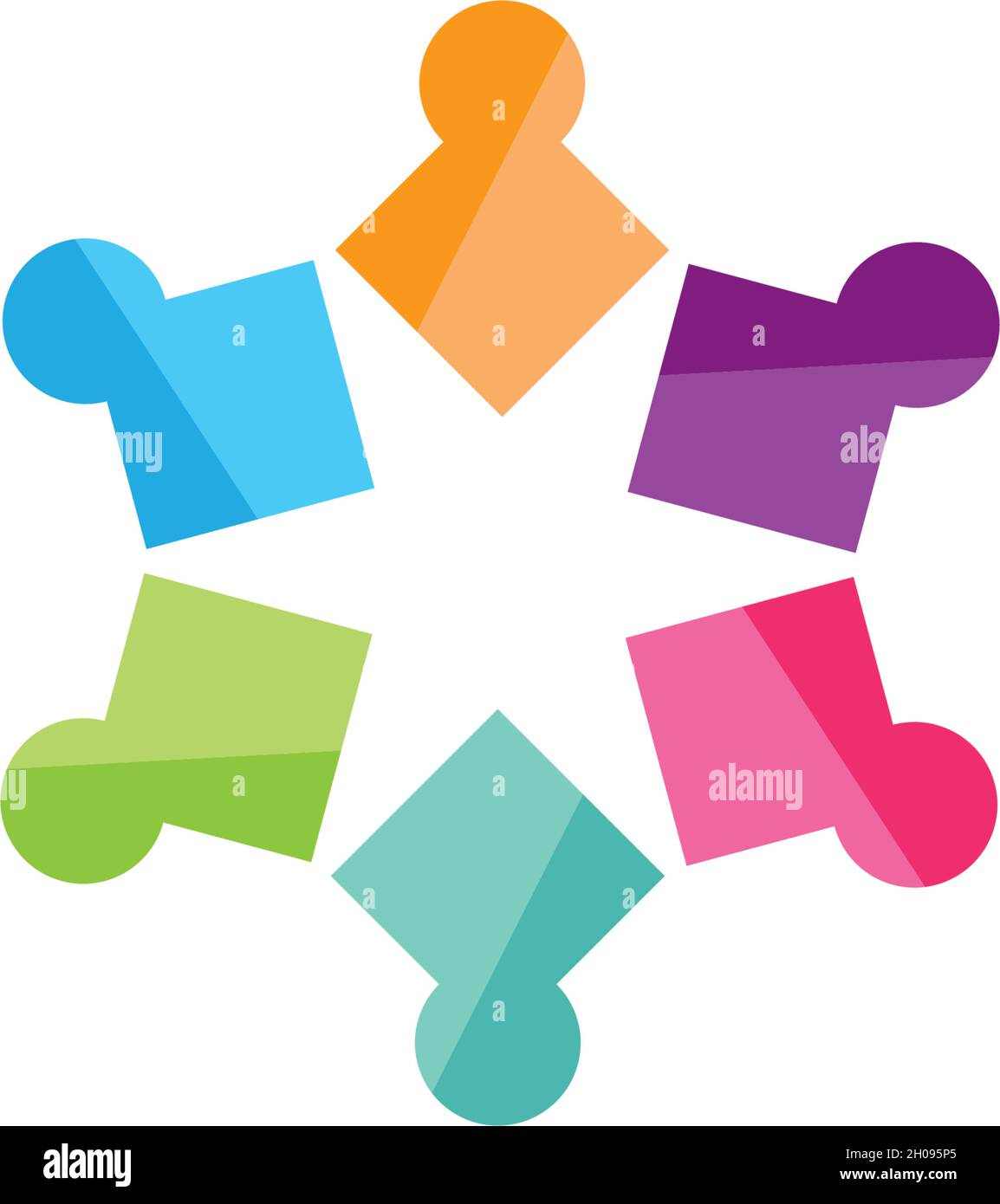 Leadership, success, and teamwork concept Stock Vector Image & Art - Alamy