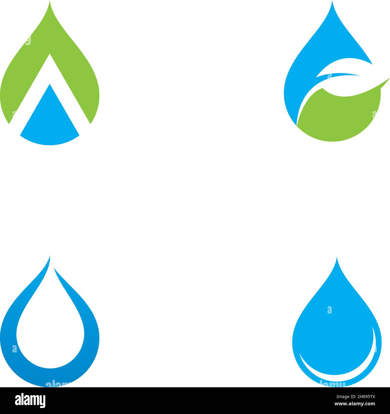 water drop Logo Template vector illustration design Stock Vector Image ...