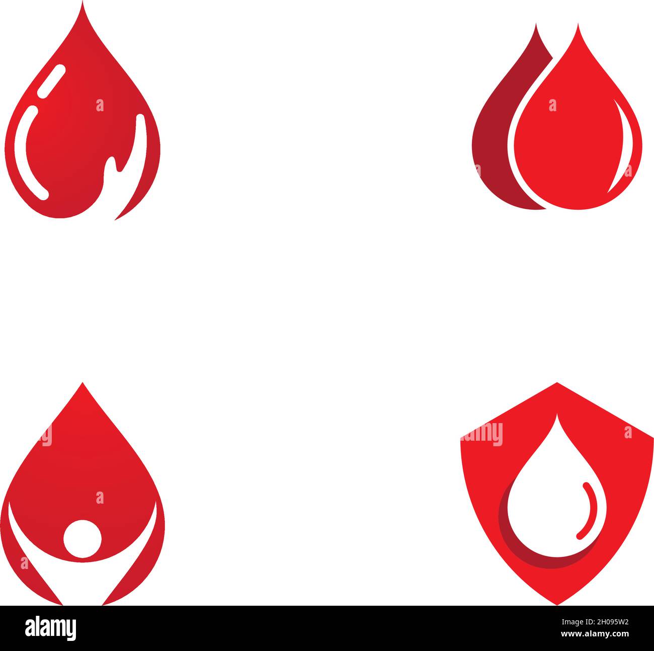 Blood ilustration logo vector template Stock Vector Image & Art - Alamy