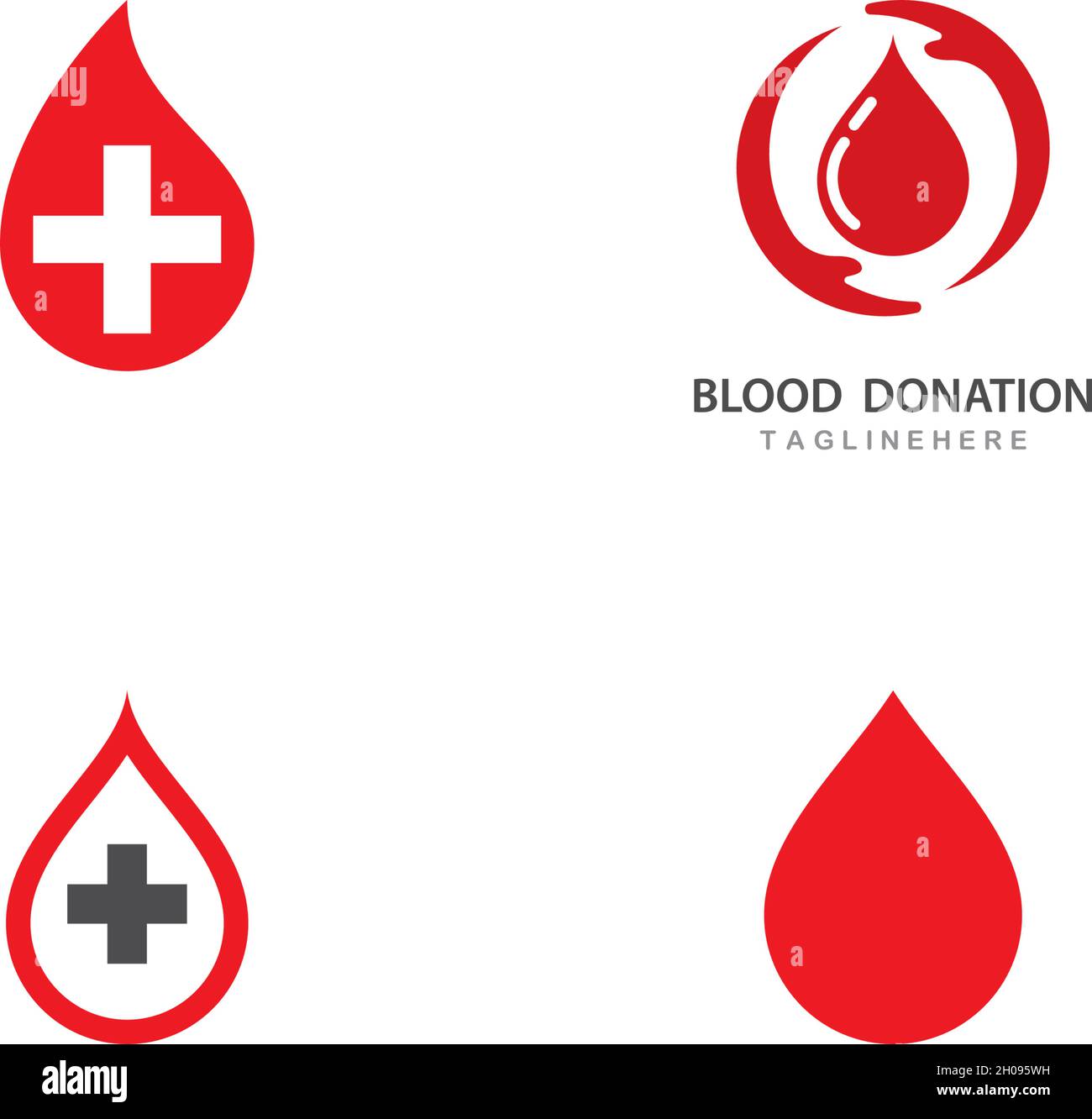 Blood ilustration logo vector template Stock Vector Image & Art - Alamy