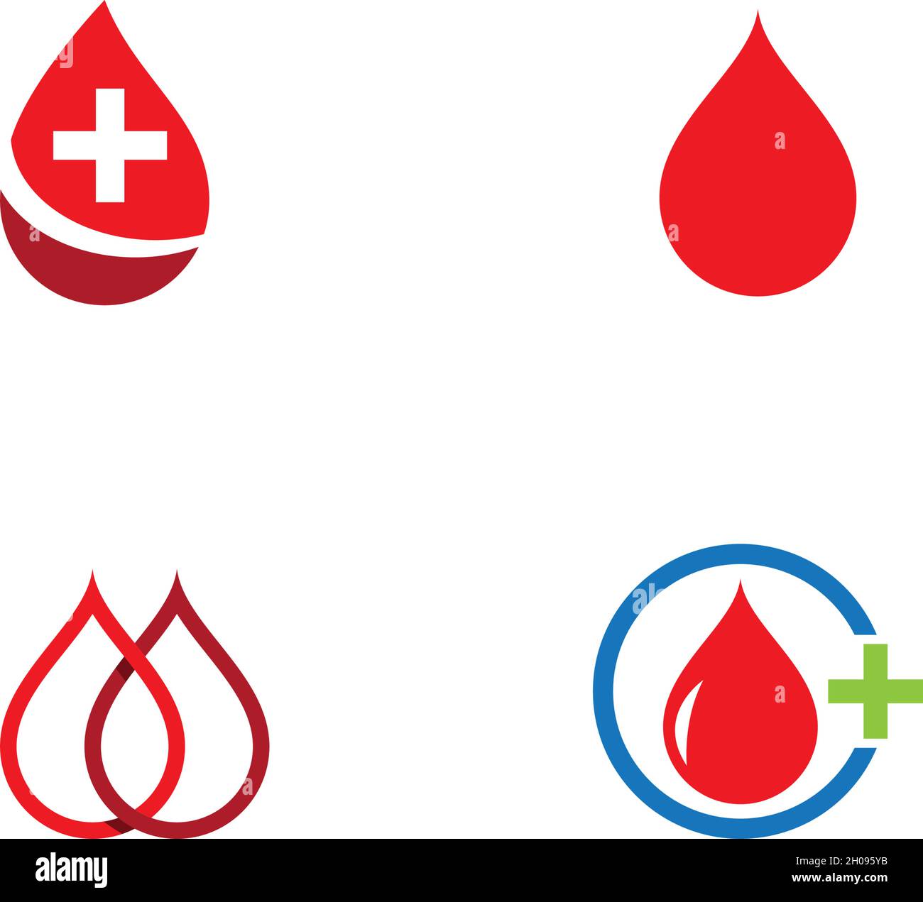 Blood ilustration logo vector template Stock Vector Image & Art - Alamy