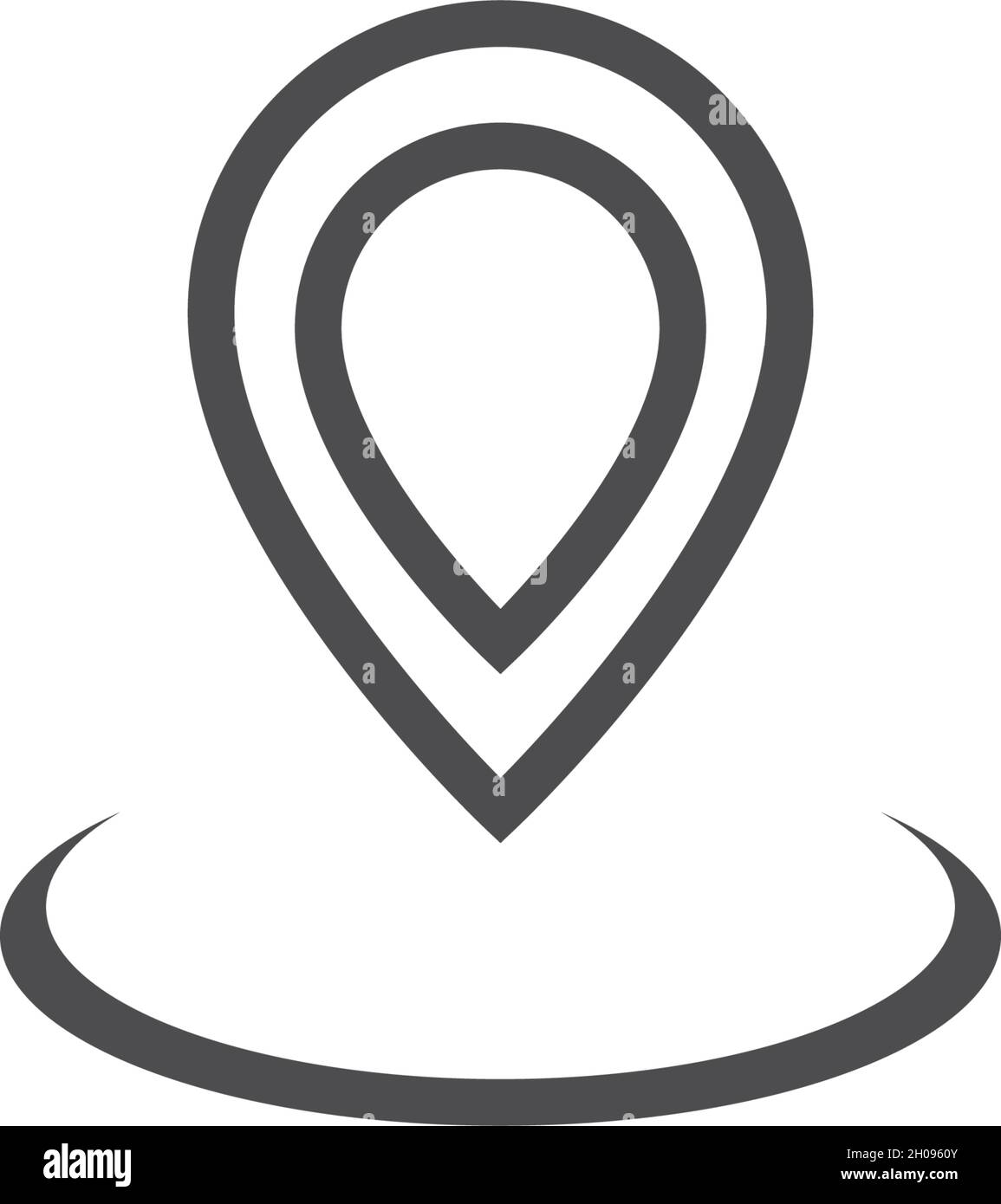 Location point Logo vector template Stock Vector Image & Art - Alamy