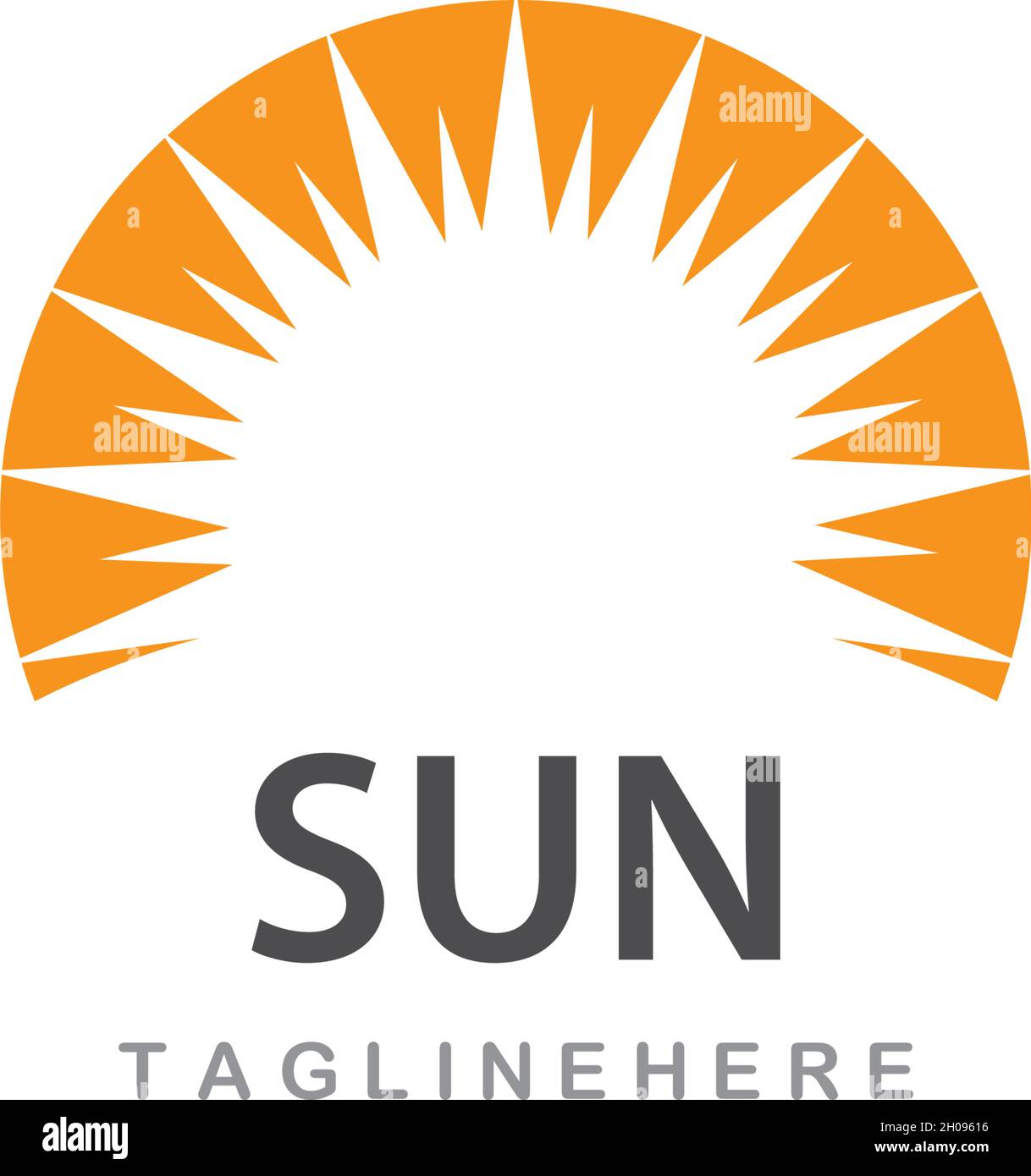 sun ilustration logo vector icon template Stock Vector Image & Art - Alamy