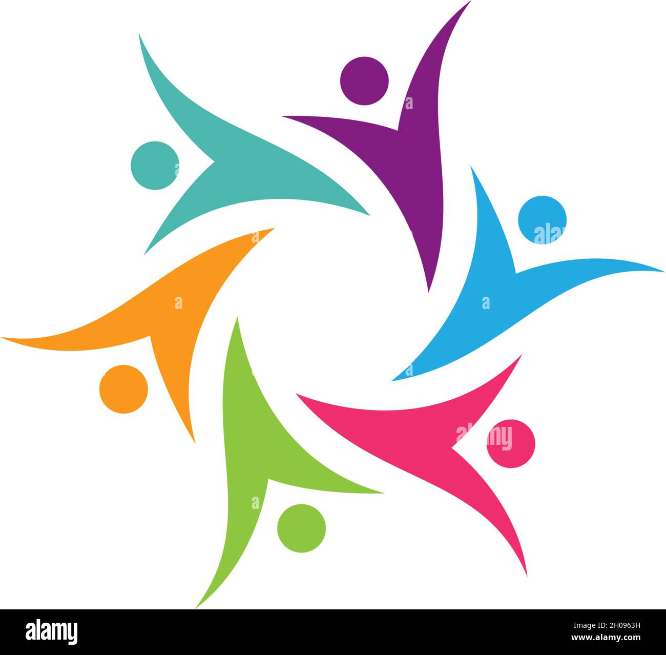 Social logo Stock Vector Images - Alamy