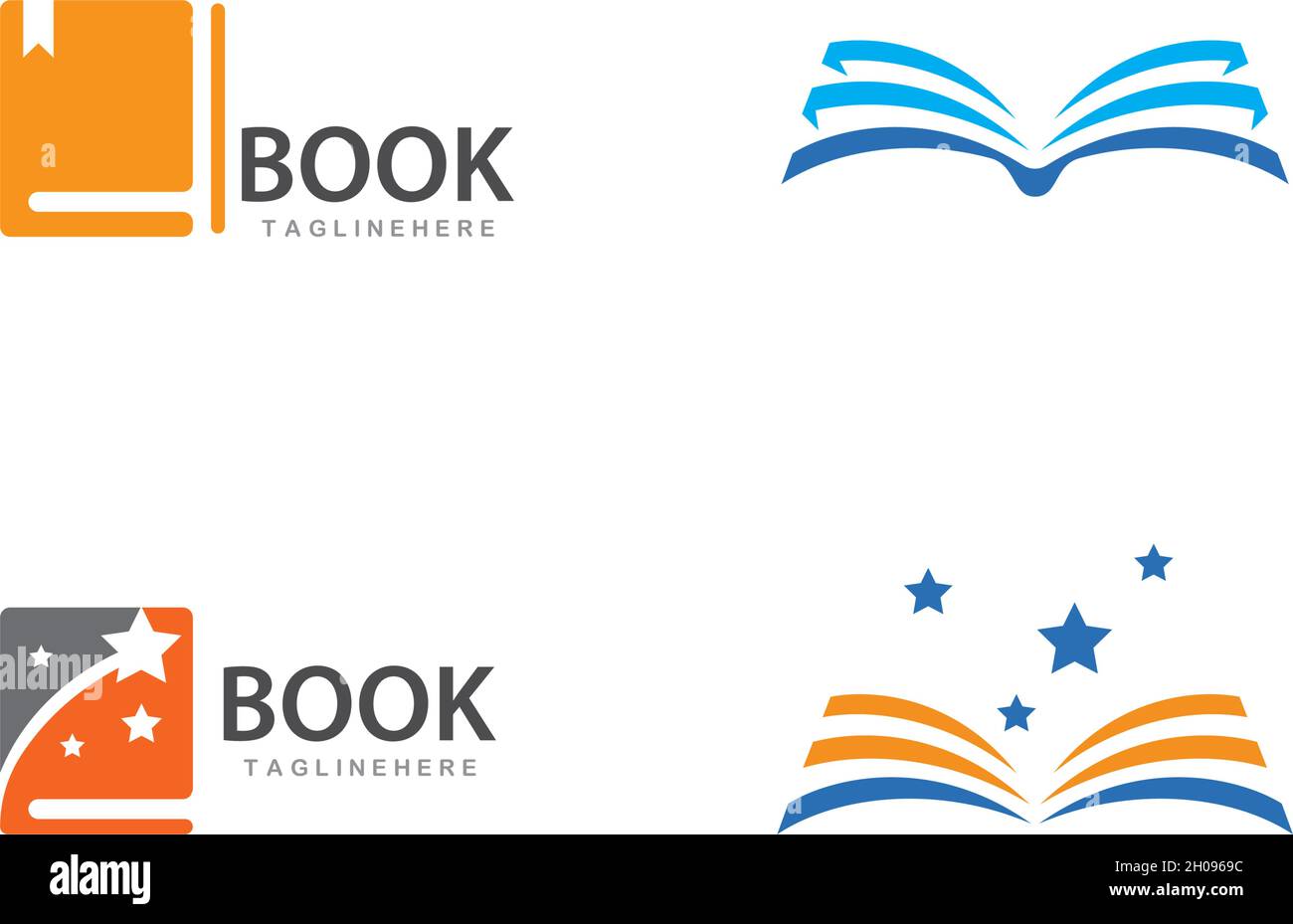 Book Logo Template vector Illustration design Stock Vector Image & Art ...