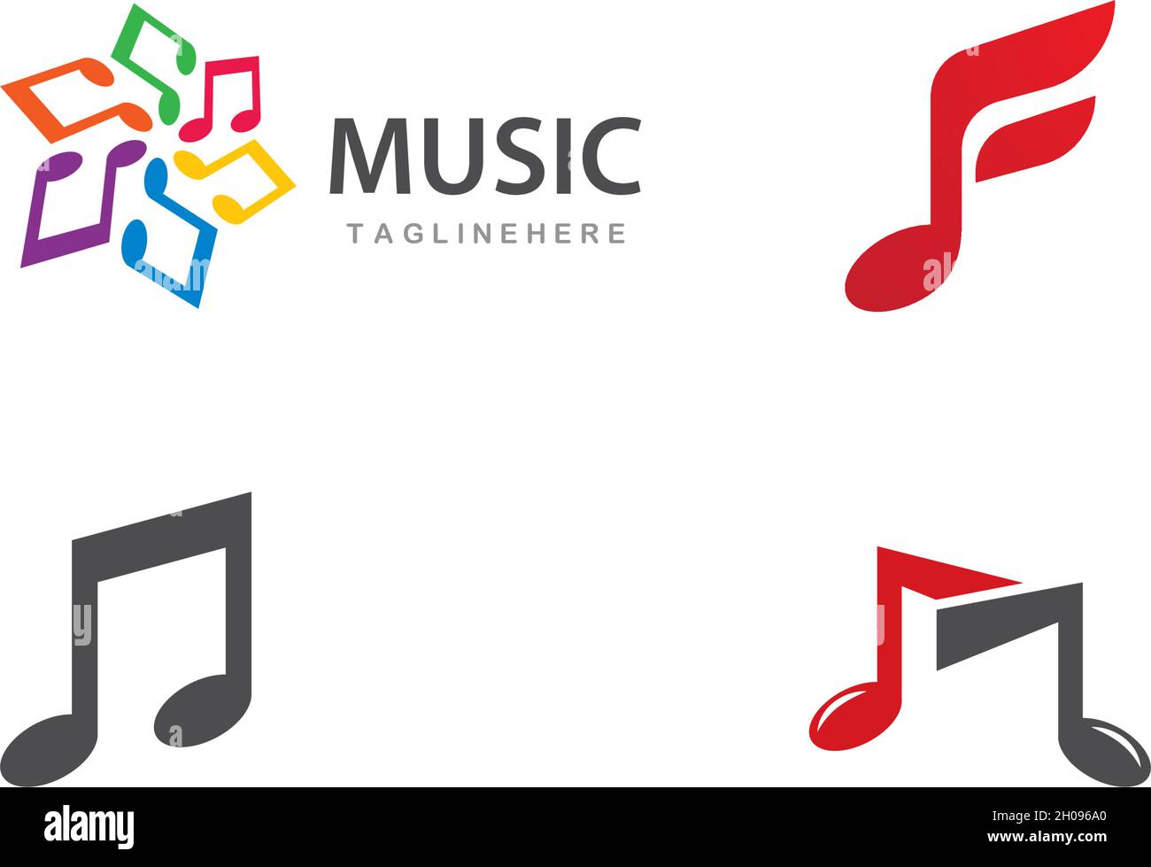 Music icon set, Illustration Stock Vector Image & Art - Alamy