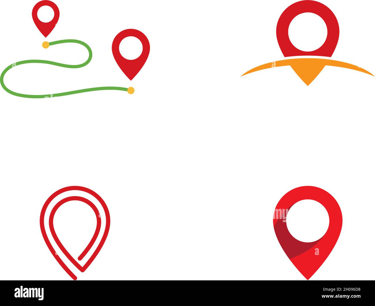 Location point Logo vector template Stock Vector Image & Art - Alamy