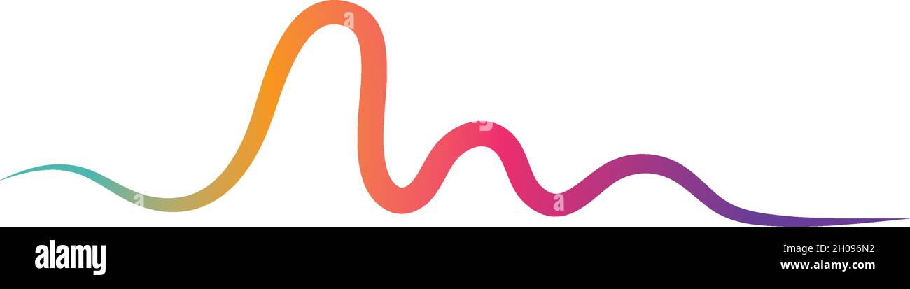 sound wave music logo vector template Stock Vector Image & Art - Alamy