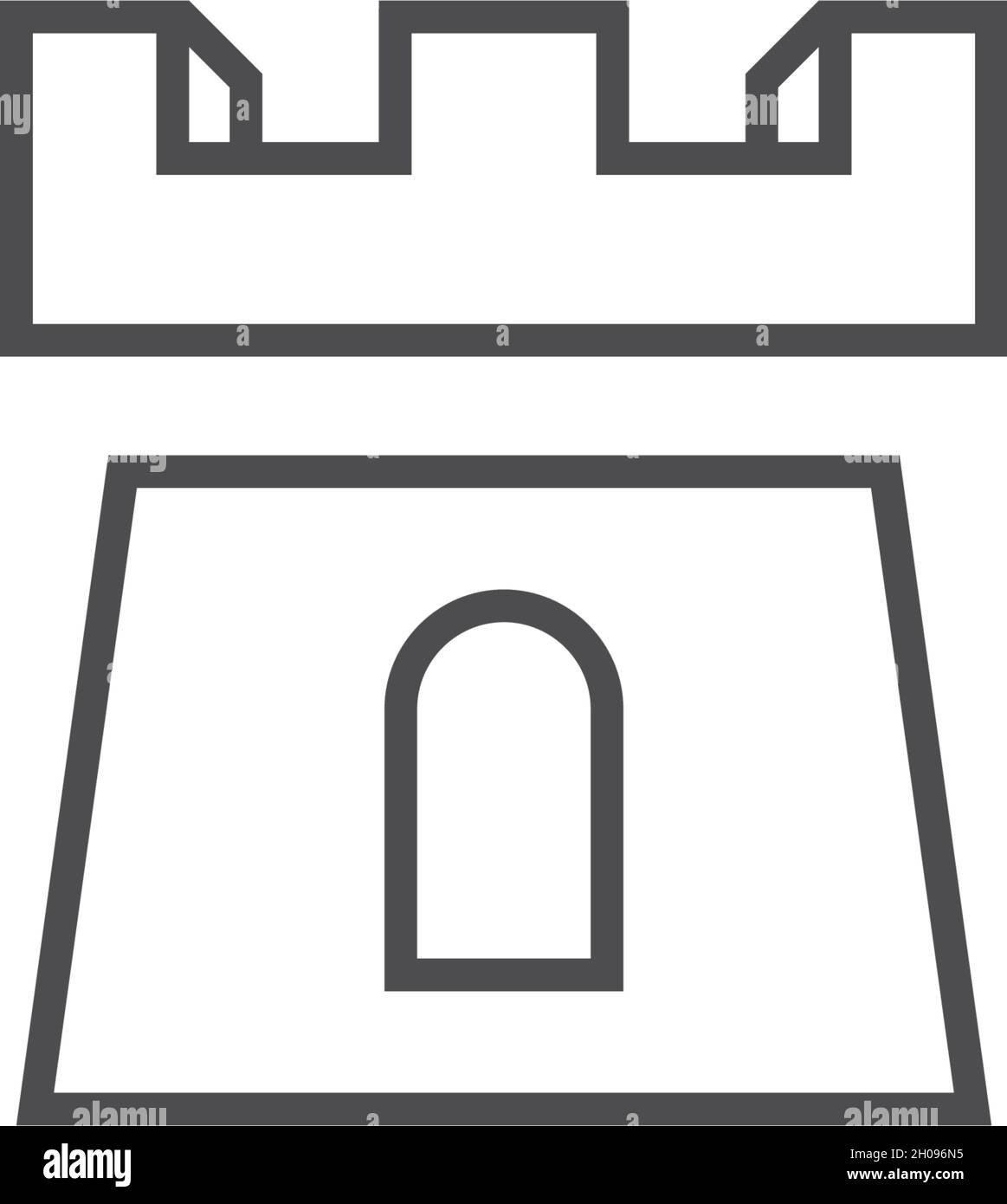 castle logo vector ilustration template Stock Vector Image & Art - Alamy