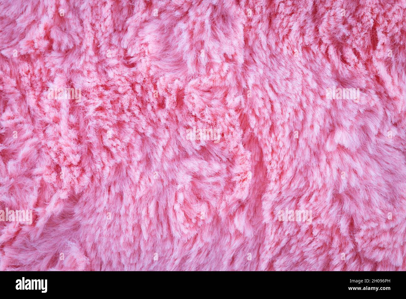 Pink artificial fur soft and worm texture use for background Stock ...