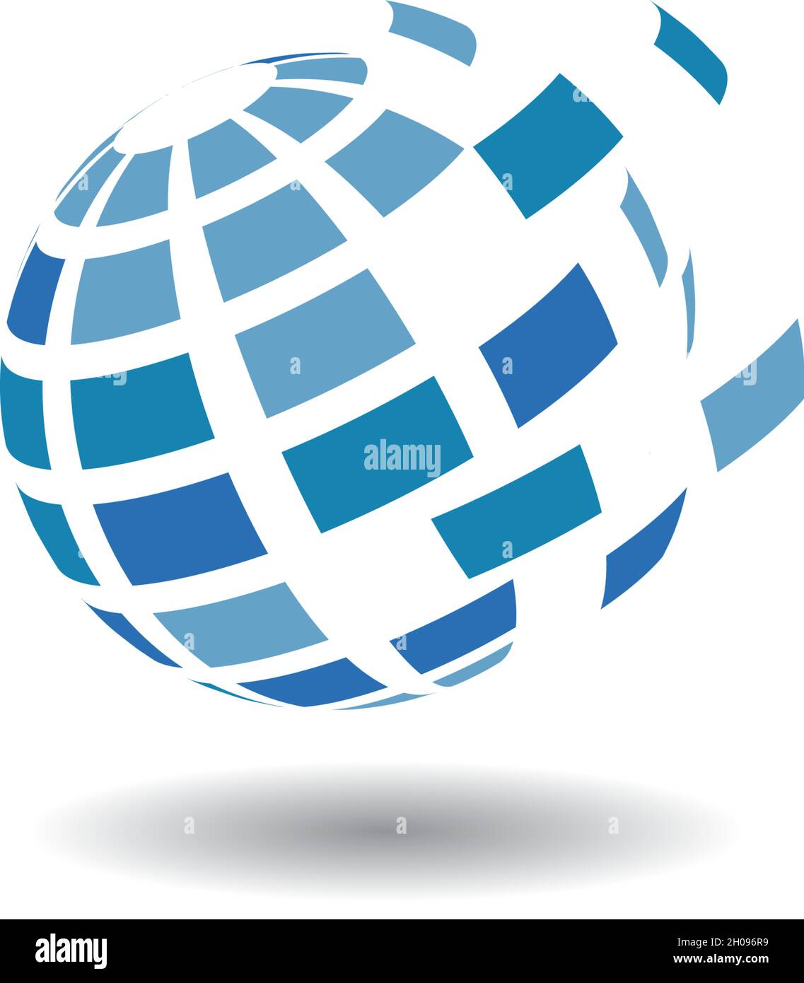 Globe technology ilustration logo vector template Stock Vector Image ...