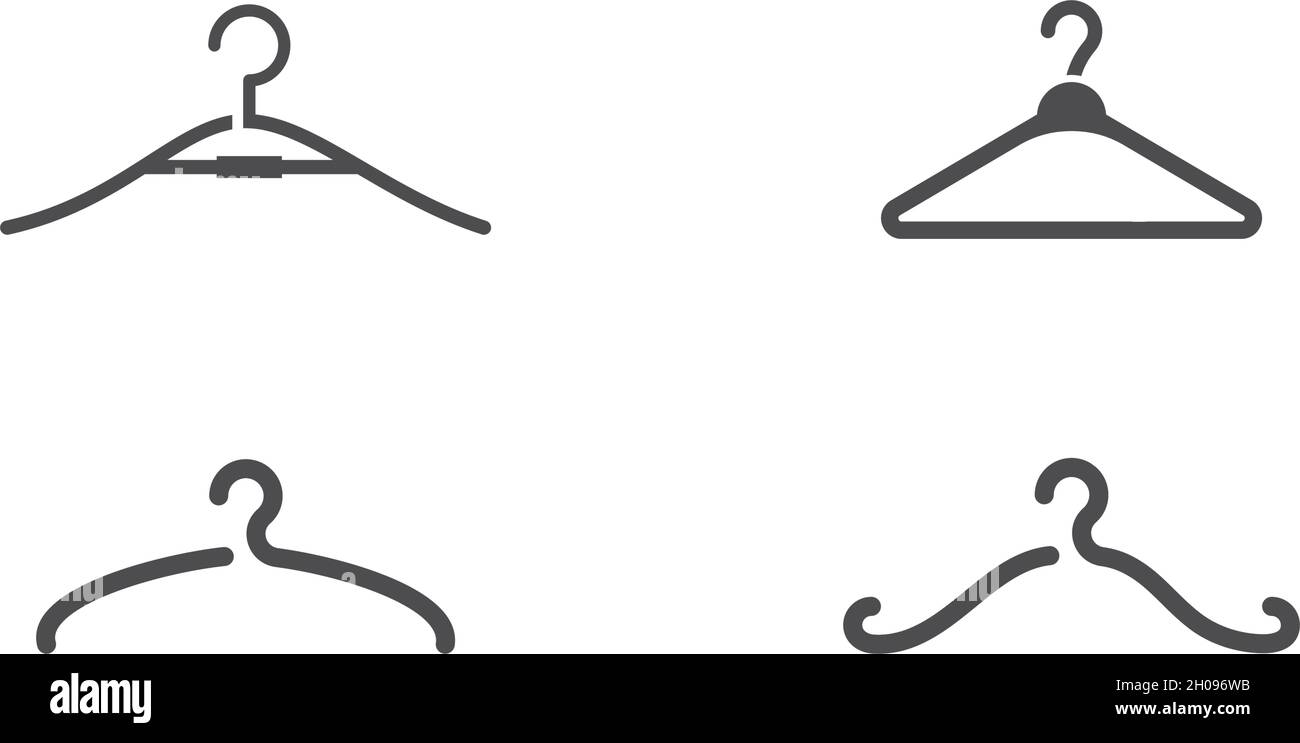 Hanger icon flat design vector template Stock Vector Image & Art - Alamy