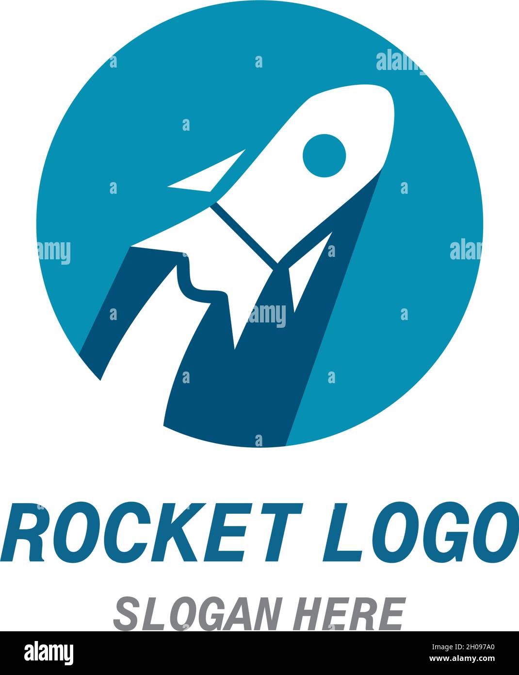 Rocket ilustration logo vector icon template Stock Vector Image & Art ...