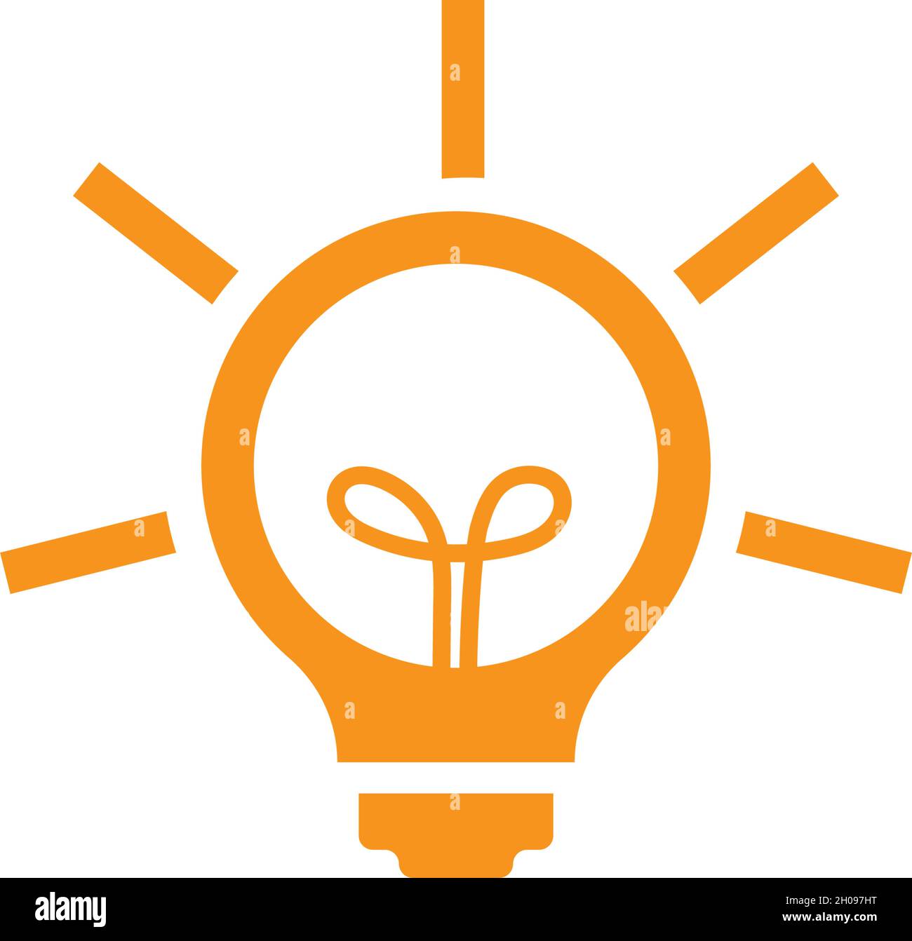 Bulb logo vector ilustration template Stock Vector Image & Art - Alamy