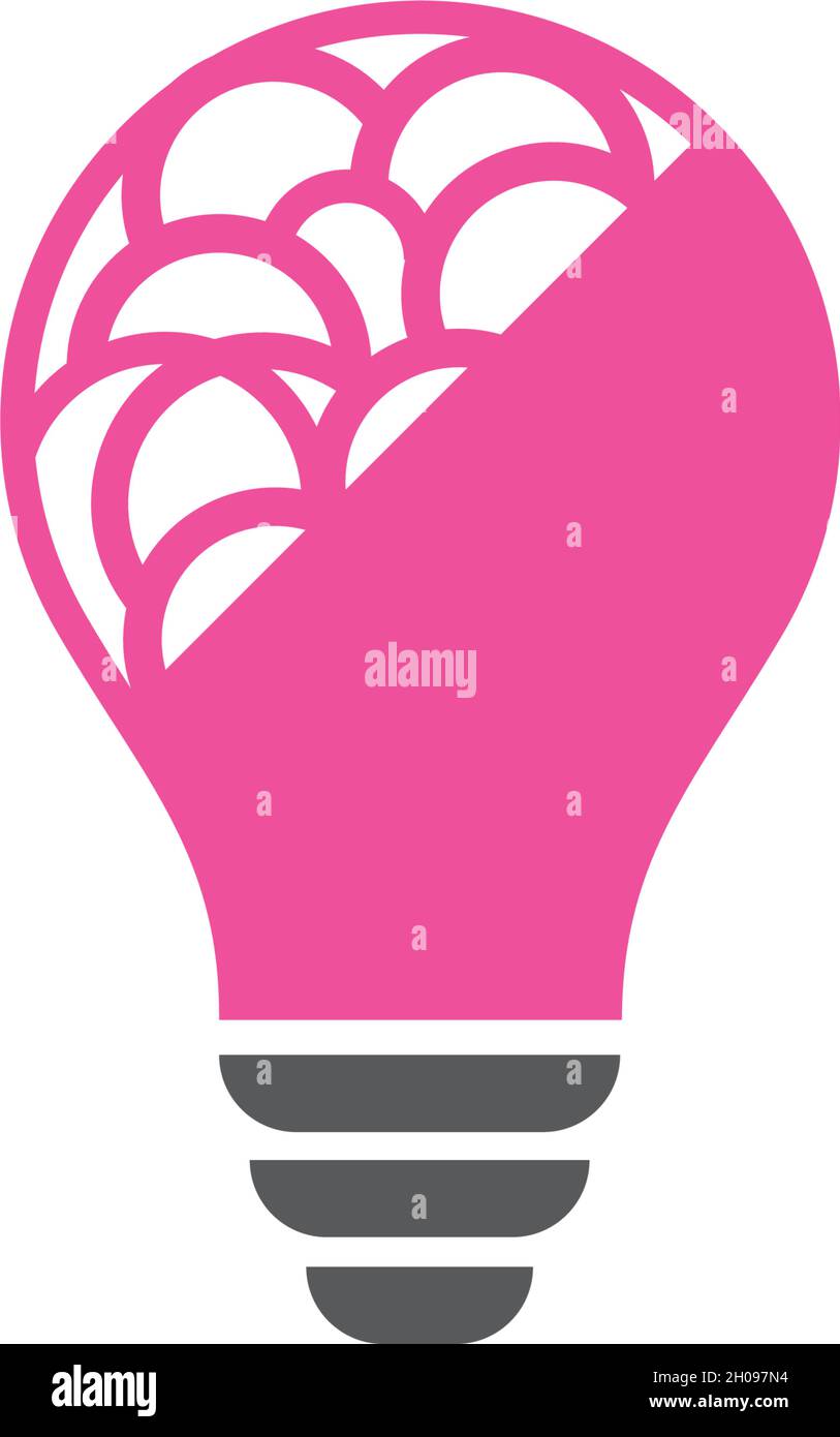 Bulb logo vector ilustration template Stock Vector Image & Art - Alamy